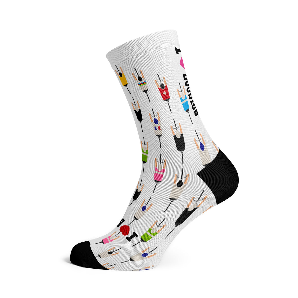 Sprint Socks – ILoveBoobies ZA NPC