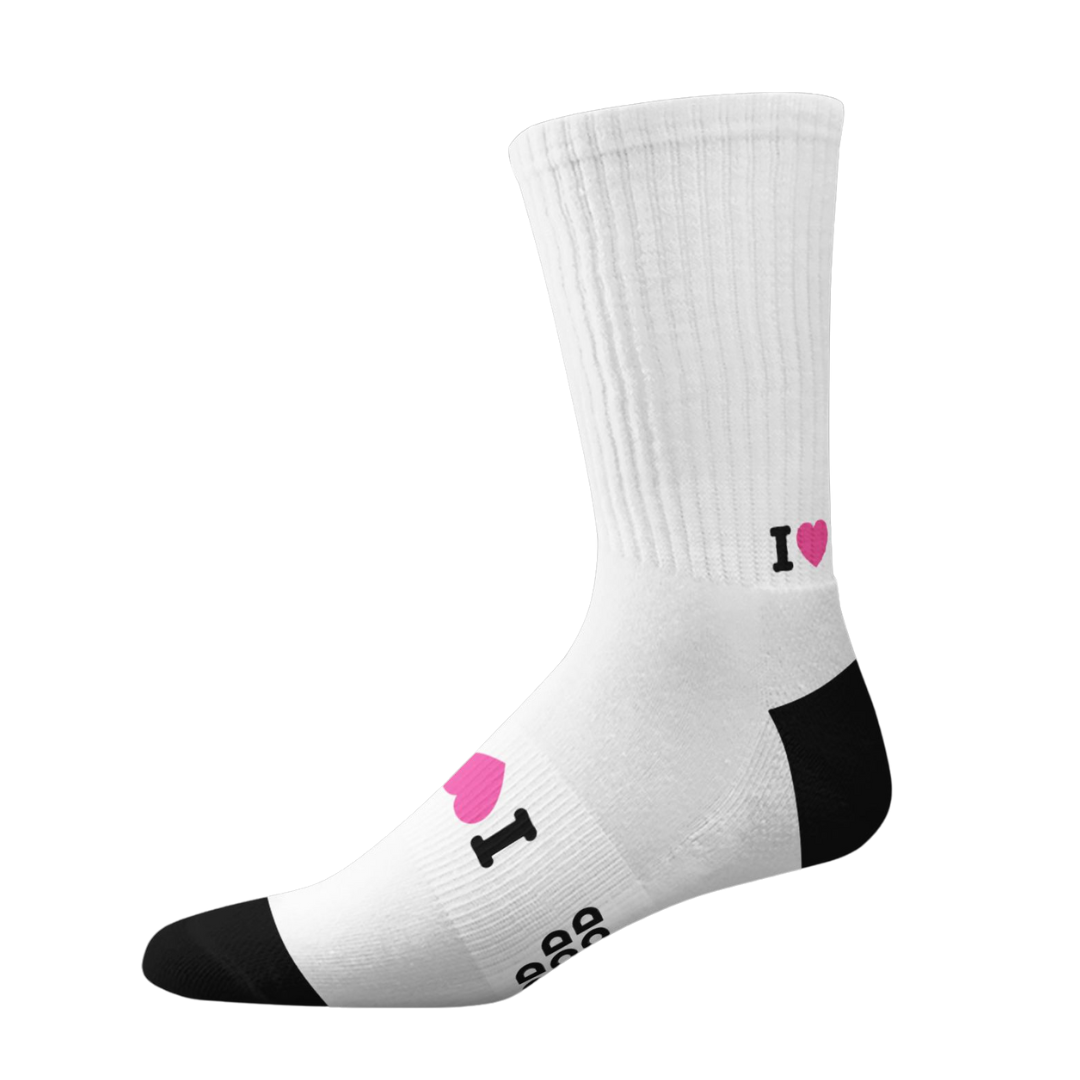 Pure White Ribbed Crew Socks – ILoveBoobies ZA NPC